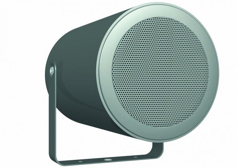 Sound projector made of aluminum with bracket - Pöschel loudspeakers